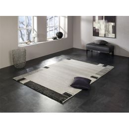 Teppich, B:200cm H:20mm L:250cm, grau, OCI DIE TEPPICHMARKE, Polypropylen (PP), Wohnzimmer, Teppiche, "CASTLE FLORA, auch als L&auml;ufer und Rund",