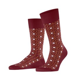 Falke Damen Socken "Sun Touch", Gr. 43, rot, Obermaterial: 76% Baumwolle CO(Bio). 22% Polyamid PA. 2% Elasthan EL., Socken