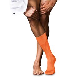 Falke Damen Socken "No. 9 Pure Fil d'&Eacute;cosse", Gr. 39, rot, Obermaterial: 93% Baumwolle CO. 7% Polyamid PA., glatt, Socken