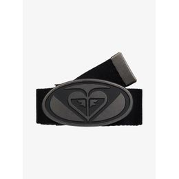 Roxy Damen Koppelg&uuml;rtel "TIME TO GO BELT", schwarz, Obermaterial: 100% Polyester, G&uuml;rtel, sportlicher Stil, markanter G&uuml;rteltyp, aus Polyester, One