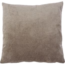 G&ouml;zze Dekokissen G&Ouml;ZZE, B:60cm L:60cm, silber, Obermaterial: 100% Polyester, Dekokissen_Sitzkissen_Kissenh&uuml;llen, "Muri", in vielen Unifarben
