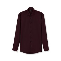 OLYMP Herren Businesshemd "OLYMP No. Six, Super Slim, New York Kent mit extra langem Arm", braun, Gr. 37, 97% Baumwolle, 3% Elastolefin, Hemden