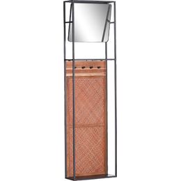 Wandgarderobe GUTMANN FACTORY, B:50cm H:180cm T:20cm, beige, Massivholz, Flur, Garderobenpaneele, "Dresscode, Garderobe, H&ouml;he 180 cm", H&auml;ngegarderobe