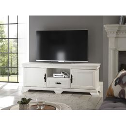 Lowboard OTTO HOME, B:158cm H:58cm T:46cm, wei&szlig;, Wohnzimmer, Sideboards, "Royal, TV-Unterteil im Landhausstil, Kommode, moderner TV-Schrank",