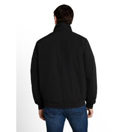 Tom Tailor Herren Blousonschwarz, Gr. XXL, unifarben, Sweatware, Obermaterial: 100% Polyester. Futter: 100% Polyester, Jacken, Sweatjacke mit