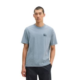 Marc O'Polo MARC O'POLO Herren T-Shirt "mit gro&szlig;em R&uuml;ckenprint"schwarz pepper, Basic, Gr. XL, unifarben, Obermaterial: 100% Baumwolle, Shirts