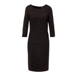 GOLDNER Damen Abendkleid "Kurzgr&ouml;&szlig;e Festliches Kleid mit Goldglanz", gold, Gr. 22, Obermaterial: 72% Viskose CV. 20% Polyester PES. 8% Elasthan EL.,