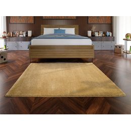 Teppich, B:240cm H:20mm L:290cm, gold, OCI DIE TEPPICHMARKE, Polypropylen, Wohnzimmer, Teppiche, "NEW VILLA MELANGE, auch als L&auml;ufer und in Rund",