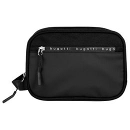 Bugatti Kulturbeutel "BLANC DELIGHT", schwarz, Kunstfaser, unifarben, Taschen