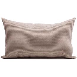 G&ouml;zze Dekokissen G&Ouml;ZZE, B:30cm H:10cm L:50cm, beige, Polyester, Dekokissen_Sitzkissen_Kissenh&uuml;llen, "Capri Cord"