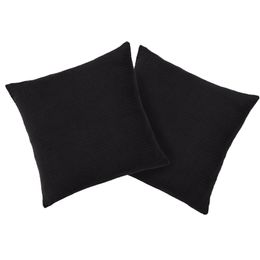 Kissenbezug OTTO HOME, B:50cm L:50cmanthrazit, Musselin, Obermaterial: 100% Baumwolle, Kissenbez&uuml;ge, "Bailee", weiche Musselin-Qualit&auml;t, 50x50 cm,