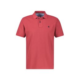 Lerros Herren Poloshirt "Poloshirt in gro&szlig;en Gr&ouml;&szlig;en aus Cool-&-Dry-Gewebe"muted rot, Gr. 6XL, 60% Baumwolle, 40% Polyester, Shirts