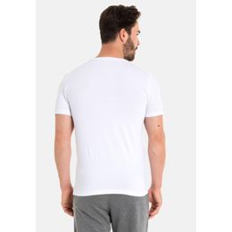 Cipo & Baxx CIPO & BAXX Herren T-Shirt "CT717", wei&szlig;, Gr. XXL, bedruckt, 95% Baumwolle, 5% Elasthan, Shirts, gerade geschnitten