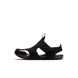 Nike Sportswear M&auml;dchen Badesandale "Protect 2 (PS)", Gr. 33,5, schwarz, Synthetik, Schuhe, Sandale, Sommerschuhe