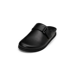 Marc O'Polo MARC O'POLO Herren Sandale "mit vorgeformtem Fu&szlig;bett", Gr. 43, schwarz, Obermaterial: 100% Leder, unifarben, Schuhe