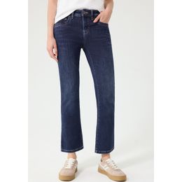 Damen Skinny-fit-Jeansdunkelblau wash, Gr. 30, STREET ONE STUDIO, unifarben, Jeans, 79% Baumwolle, 15% Polyester, 4% Elastomultiester, 2% Elasthan,