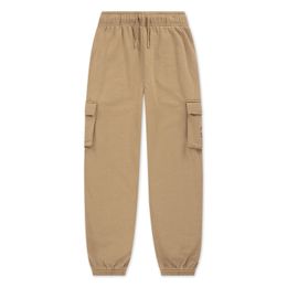 Converse Jungen Cargohose "CNVB DCTP SILICONE PATCH CARGO", beige, Gr. 146, angeraute Sweatware, Obermaterial: 60% Baumwolle, 40% Polyester, Hosen,