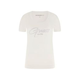 Guess Shirt 'Guess Script' female size L White