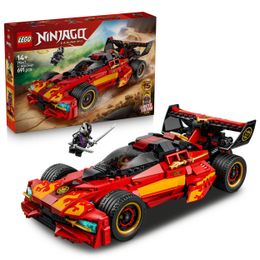 Lego Kinder Konstruktionsspielsteine "15-j&auml;hriges Jubil&auml;um: X-1 Ninja Supercar (71867), Lego Ninjago", rot, Kunststoff, Spielbausteine, Made in Europe