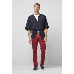 MEYER Herren Stoffhose "M5 Slim", rot, Gr. 33, unifarben, 77% Baumwolle, 19% Lyocell, 4% Elasthan, Hosen, M5 Slim Five-Pocket