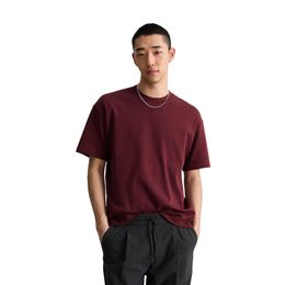 Marc O'Polo Herren T-Shirt, rot, Gr. XXL, MARC O'POLO DENIM, Jersey, Obermaterial: 100% Baumwolle, Shirts, relaxed aus reiner Bio-Baumwolle