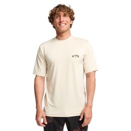 Billabong Herren T-Shirt "Arch Wave", beige, Gr. M, Obermaterial: 85% Polyester, 15% Elasthan., Shirts