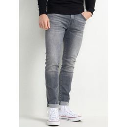 Herren Slim-fit-Jeans "SEAHAM-FUTUREPROOF", grau, Gr. 31, PETROL INDUSTRIES, Denim/Jeans, Obermaterial: 98% Baumwolle, 2% Elasthan, Jeans