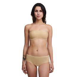 Chantelle Damen Bandeau-BH "SOFTSTRETCH", Gr. Mbeige, Obermaterial: 80% Polyamid, 20% Elasthan, BHs, mit nicht herausnehmbaren Pads