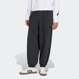 Herren Sporthose "SOFT LUX", schwarz, Gr. L, adidas Sportswear, Obermaterial: 51% Polyester, 25% Modal, 15% Baumwolle, 9% Elasthan, Hosen
