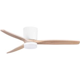 NOVA LUCE Deckenleuchte "ALOA Deckenventilator", 1, &Oslash; 132cm H: 27,5cm, 1 Stk., beige, Wohnzimmer, Leuchten