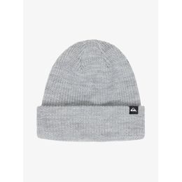 Quiksilver Herren Beanie "PERFORMER BEANIE"light grau h, Obermaterial: 100% Polyacryl, M&uuml;tzen, sportlicher Beanie, f&uuml;r Wintermode und Sportmode, One