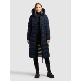 Khujo Damen Steppmantel "INGRAM5"port blau, Gr. S, unifarben, 100% Polyester, M&auml;ntel