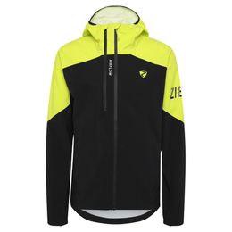 Ziener Herren Regenjacke "NEMIL-Z", schwarz, Gr. 52, Obermaterial: 100% Polyester, Jacken