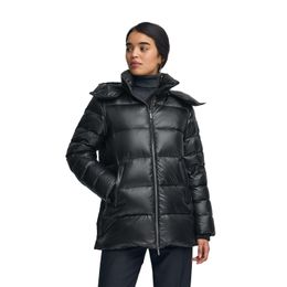 Jacke Ofelia schwarz mit Polo Club-Logo