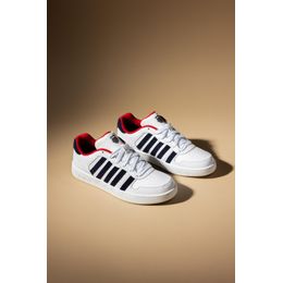 K-Swiss Herren Sneaker "Court Palisades", Gr. 45, wei&szlig;, Leder, Synthetik, Schuhe