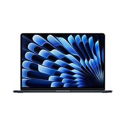 Apple MacBook Air 15.3 (Liquid True Tone Retina Display) M3 (8-Core CPU, 10-Core GPU) 16 GB RAM 512 GB SSD [Early 2024] mitternacht
