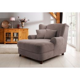 XXL-Sessel OTTO HOME, B:120cm H:101cm T:142cm, grau, Luxus-Microfaser (90% Polyester/10% Polyamid), Sessel, "Oase, B: 120 cm, Sitzh&ouml;he: 50 cm - OTTO.