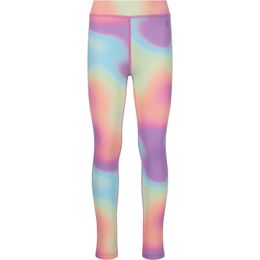 ZIGZAG M&auml;dchen Trainingstights "Valerie", bunt, Gr. 110, 90% Polyester, 10% Elasthan, Hosen, mit coolem Allover-Print