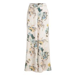 Vera Mont Damen Marlene-Hose "Damen mit Blumenprint", bunt, Gr. 36, Satin, Obermaterial: 100% Polyester. Futter: 100% Polyester, Hosen