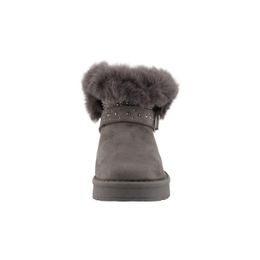 Tom Tailor M&auml;dchen Stiefel "Tom Tailor Short Boots", Gr. 39, grau, Polyester, unifarben, Schuhe
