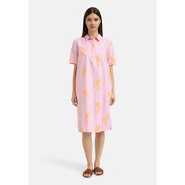 Milano Italy Damen Sommerkleid, pink, Gr. 40, bedruckt, gemustert, Web, Material: 100% Baumwolle, Kleider, mit Taschen