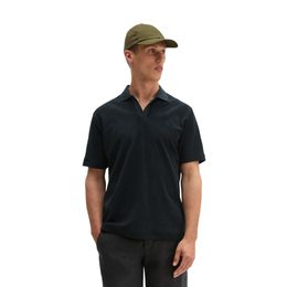Marc O'Polo MARC O'POLO Herren Poloshirtschwarz, Gr. XXL, Frottee, Obermaterial: 100% Baumwolle, Shirts, regular aus weichem Jersey-Frottee