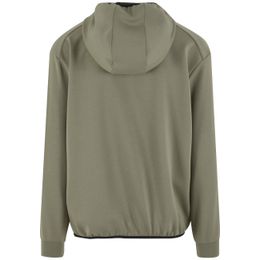 Urban Classics Herren Sweatjacke "Urban Classics Scuba Zip Pocket Hoody", gr&uuml;n, Gr. S, unifarben, 95% Polyester, 5% Elasthan, Sweatjacken