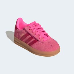 M&auml;dchen Sneaker "GAZELLE INDOOR COMFORT CLOSURE, ELASTISCHE SCHN&Uuml;RSENKEL", adidas originals, Gr. 26, pink, Leder, Synthetik, Schuhe, f&uuml;r Kinder