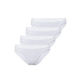 Skiny Damen Slip "Slip 4er Pack", Gr. 40, wei&szlig;, Obermaterial: 100% Baumwolle CO., Unterhosen