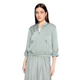 Betty Barclay Damen Jackenblazer "Damen mit 3/4 Arm"chinois gr&uuml;n, Gr. 42, Satin, Obermaterial: 100% Polyester, Blazer