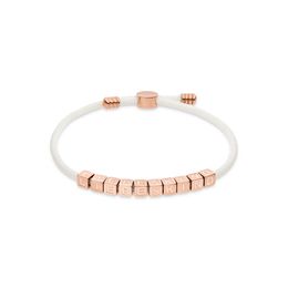 Damen Armband "Brick", 21cm, Edelstahl Textil, rosa, Liebeskind Berlin, Edelstahl, Textil, Armb&auml;nder