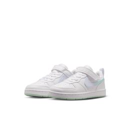 Nike Sportswear M&auml;dchen Sneaker "COURT BOROUGH LOW FADE (PS)", Gr. 35, wei&szlig;, Synthetik, Schuhe, Design auf den Spuren des Air Force 1, f&uuml;r Kinder