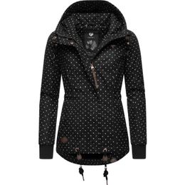 Ragwear Damen Winterjacke "Danka Dots Intl.", gelb, Gr. M, Obermaterial: 65% Polyester, 35% Baumwolle. Innenfutter: 100% Polyester. Wattierung: 100%