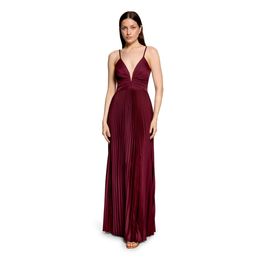 Vera Mont Damen Chiffonkleid "Damen mit V-Ausschnitt", rot, Gr. 38, Obermaterial: 100% Polyester. Futter: 100% Polyester, Kleider